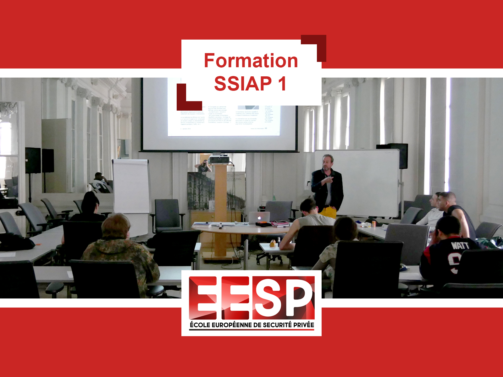 Formation SSIAP 1 - Pompadour | École Européenne de Sécurité Privée