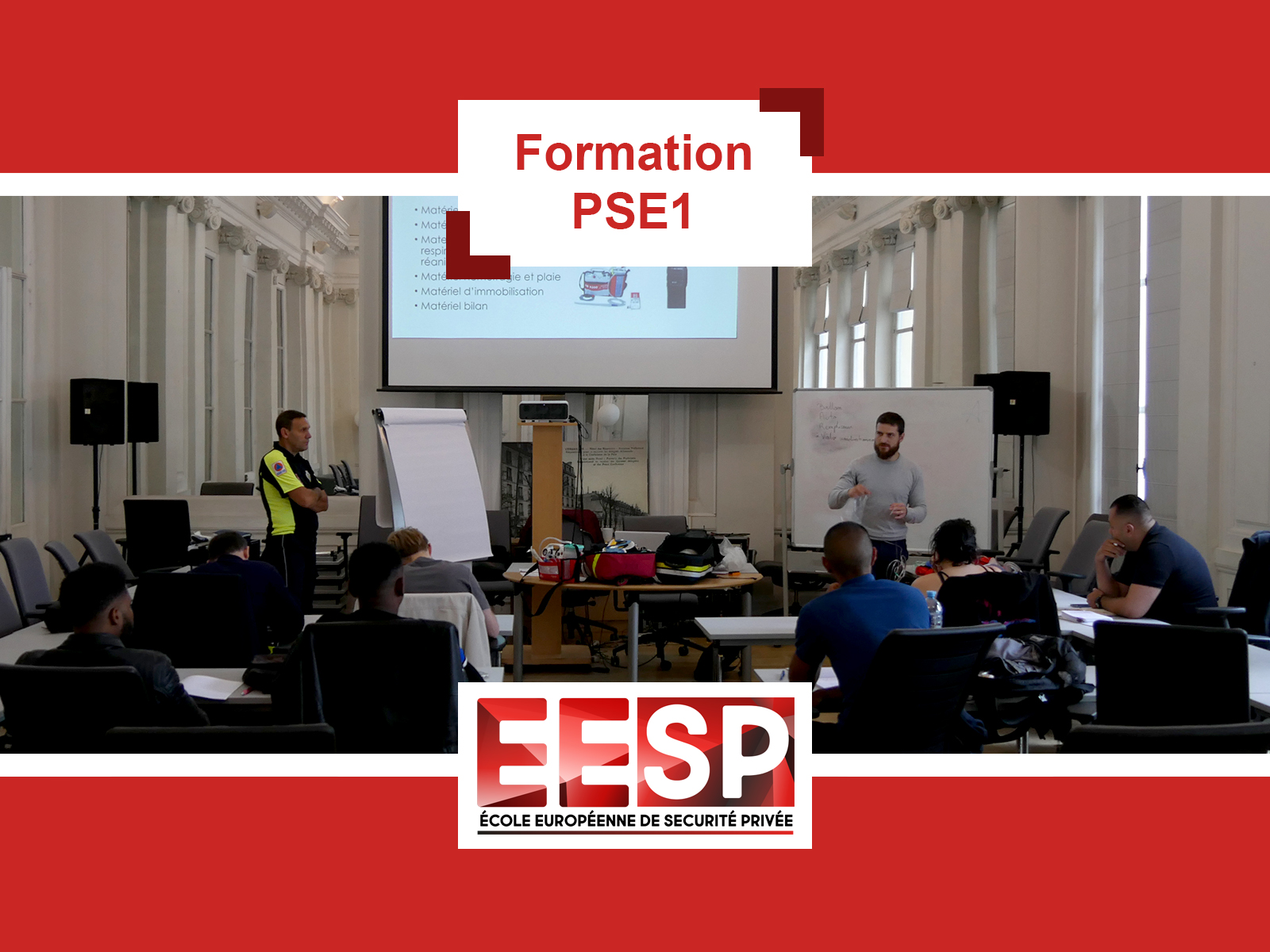 Formation PSE1 | École Européenne de Sécurité Privée