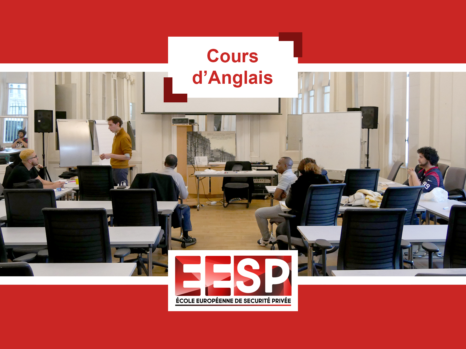 Cours d'anglais | École Européenne de Sécurité Privée